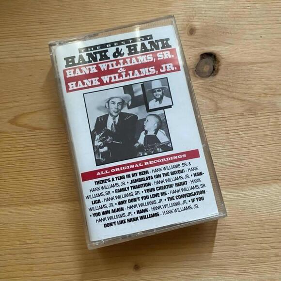 Media | Hank Williams Sr Hank Williams Jr Hank Hank Cassette Tape Vg C3 ...